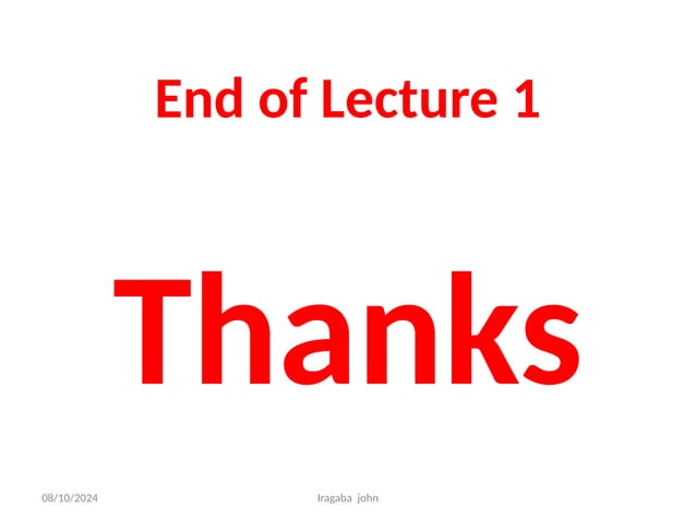 Lecture 1 - Windows operating system concepts.pptx | Operating Systems | Computer Software and ...