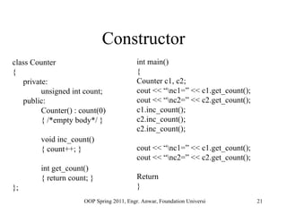 oop Lecture 10 | PPT