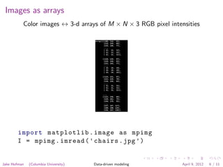 Data-driven modeling: Lecture 10 | PDF