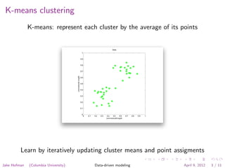 Data-driven modeling: Lecture 10 | PDF
