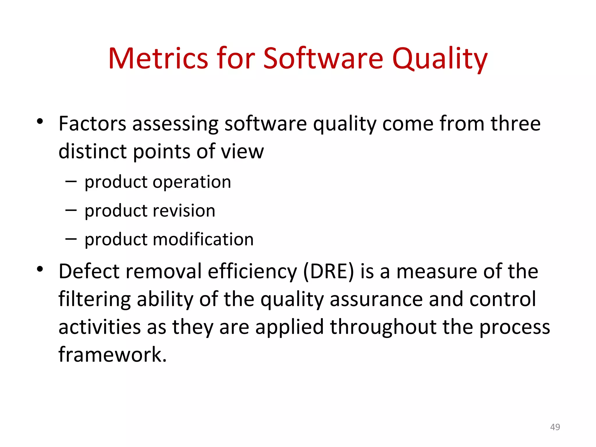Software Engineering (Metrics for Process and Projects) | PPT