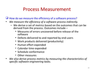 Software Engineering (Metrics for Process and Projects) | PPT