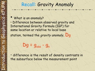 ÖNCEL AKADEMİ: INTRODUCTION TO GEOPHYSICS | PPT