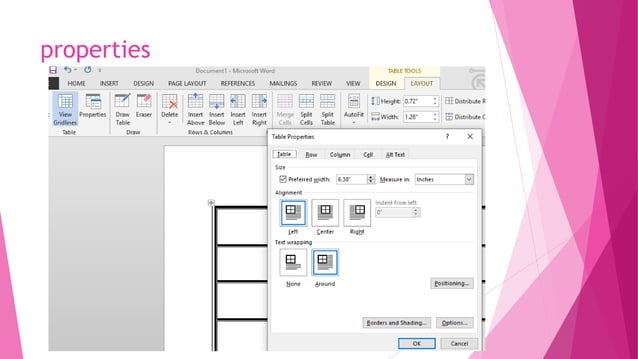 creating & modifying tables | PPT creating & modifying tables | PPT