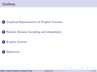 Lecture 10 (Digital Image Processing) | PPT