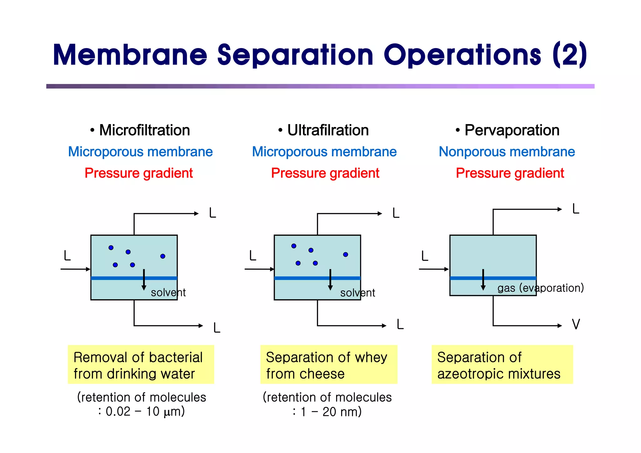 Membrane separation | PDF