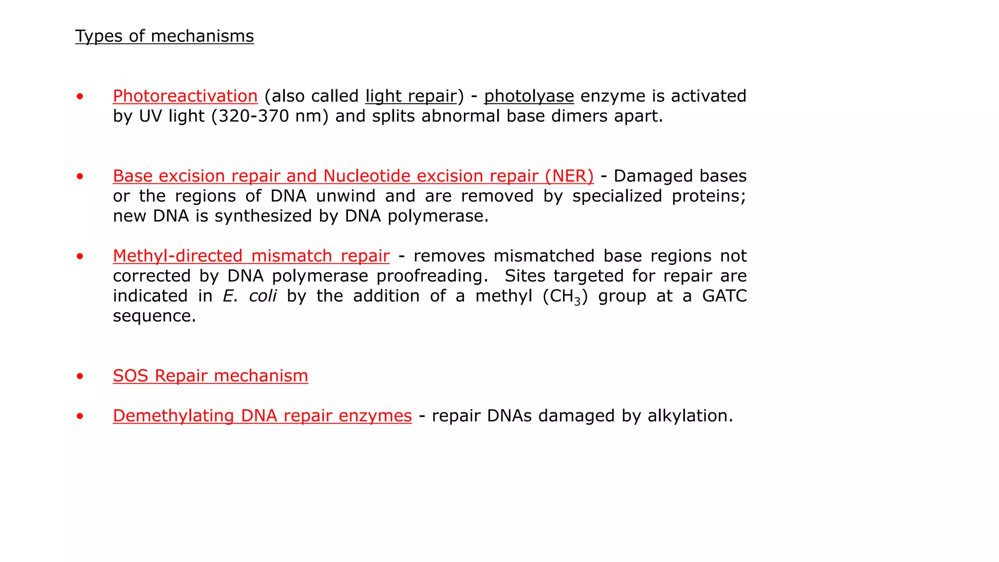 Lecture DNA repair - Part-1_slideshare.pdf