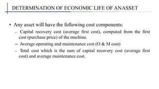Replacement models and maintenance analysis | PPTX