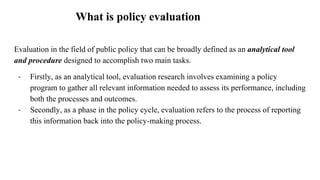 Lecture Evaluation in policy process 10.pptx
