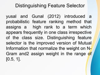 feature selection slides share and types of features selection | PPT