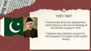 Historical background of Pakistan's ideology | PPTX
