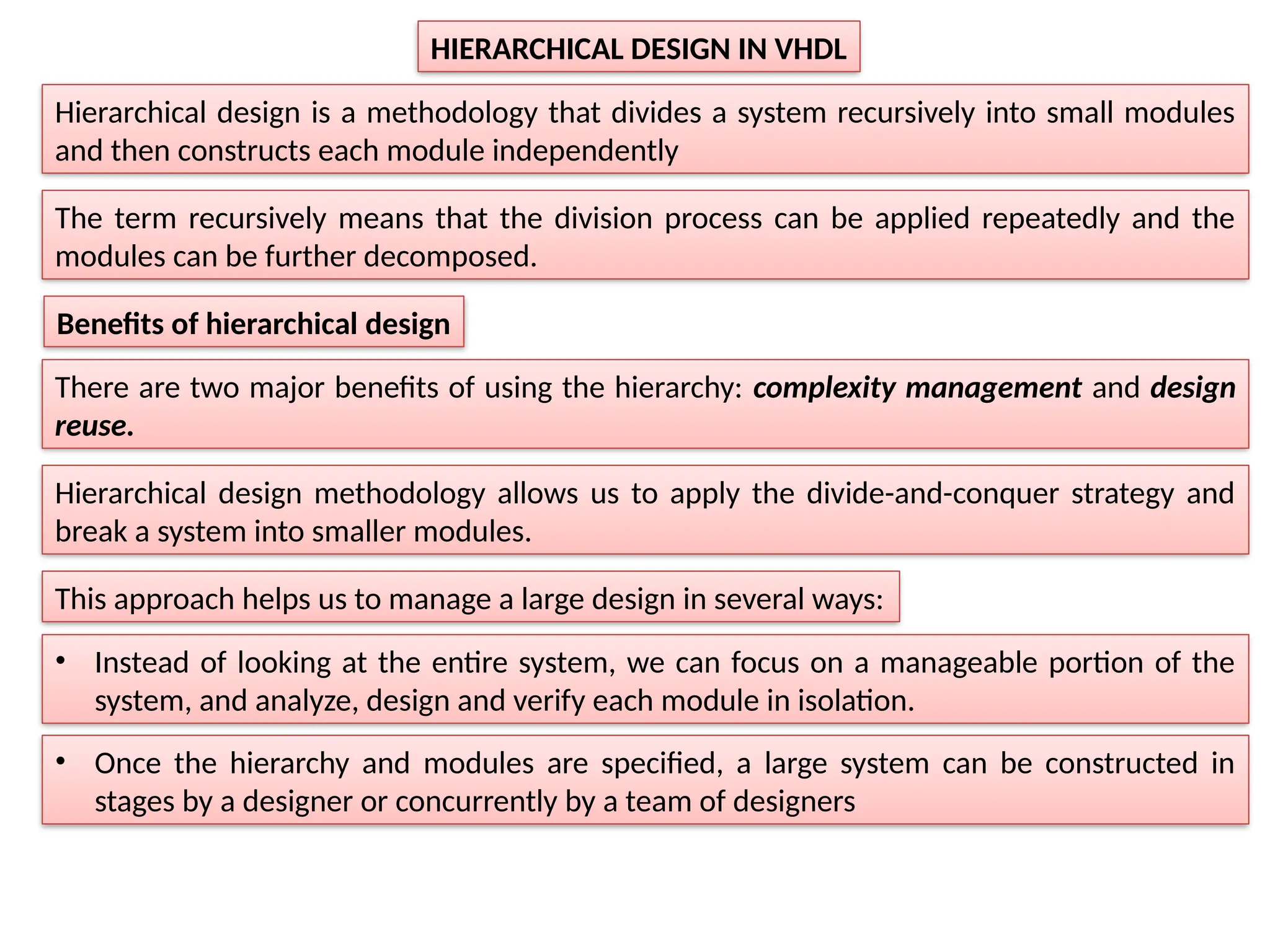 lecture10.pptx: HIERARCHICAL DESIGN IN VHDL | PPTX