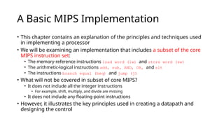 computer organization and assembly language chapter 4 processor | PPTX