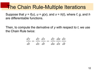 Lecture 10 chain rule - section 3.4 | PPT