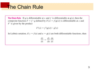 Lecture 10 chain rule - section 3.4 | PPT