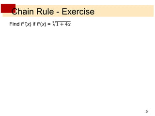 Lecture 10 chain rule - section 3.4 | PPT