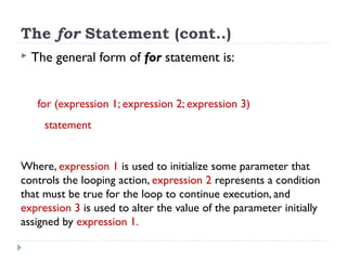 Lecture 10 - Control Structures 2 | PPT