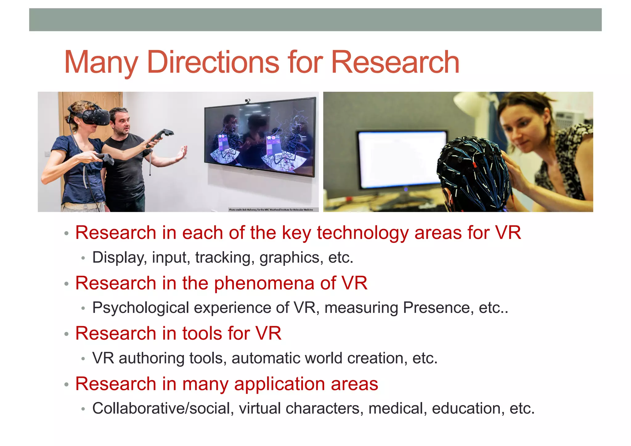 COMP 4010 Lecture10 AR/VR Research Directions | PPT