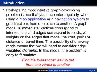 Lecture 10 - Graph part 2.pptx,discrete mathemactics | PPT