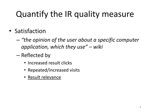 Lecture 10 Information Retrieval Evaluation Pptx