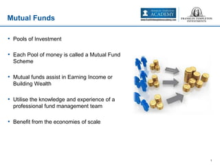Introduction to Mutual Funds - Benefits and Regulatory Structure | PPTX