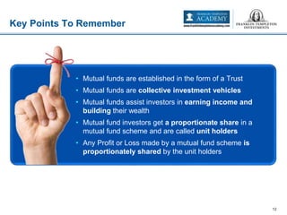 Introduction to Mutual Funds - Benefits and Regulatory Structure | PPT
