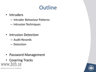 Lecture 10 intruders | PPTX