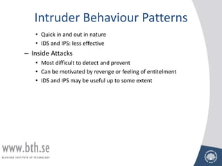 Lecture 10 intruders | PPTX