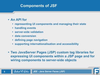 Lecture 10 - Java Server Faces (JSF) | PPT