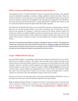 Lecture 10 mistake - cases | DOCX