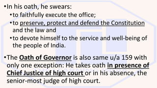 Lecture 10 office of indian president | PPTX