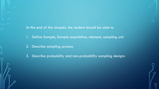 Ysydgdydbdhsudhebdu-Sampling design.pptx