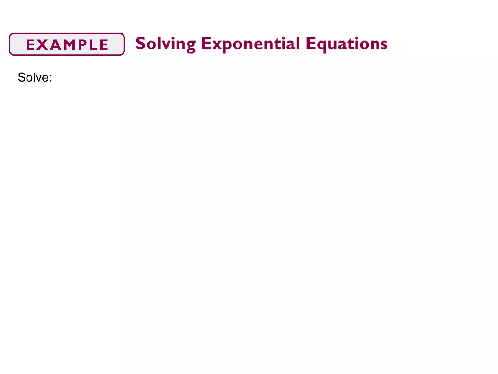 Lecture 10 section 4.1 and 4.2 exponential functions | PPT