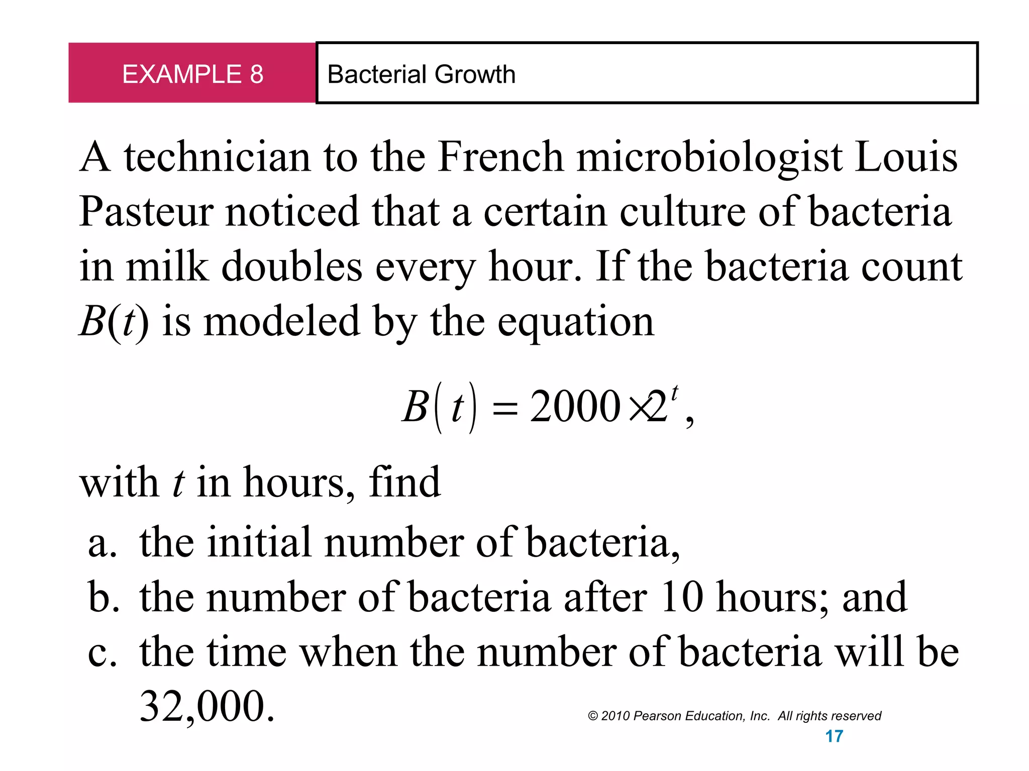 Lecture 10 section 4.1 and 4.2 exponential functions | PPT