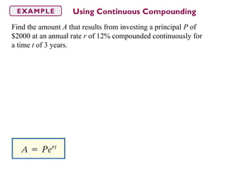 Lecture 10 section 4.1 and 4.2 exponential functions | PPT