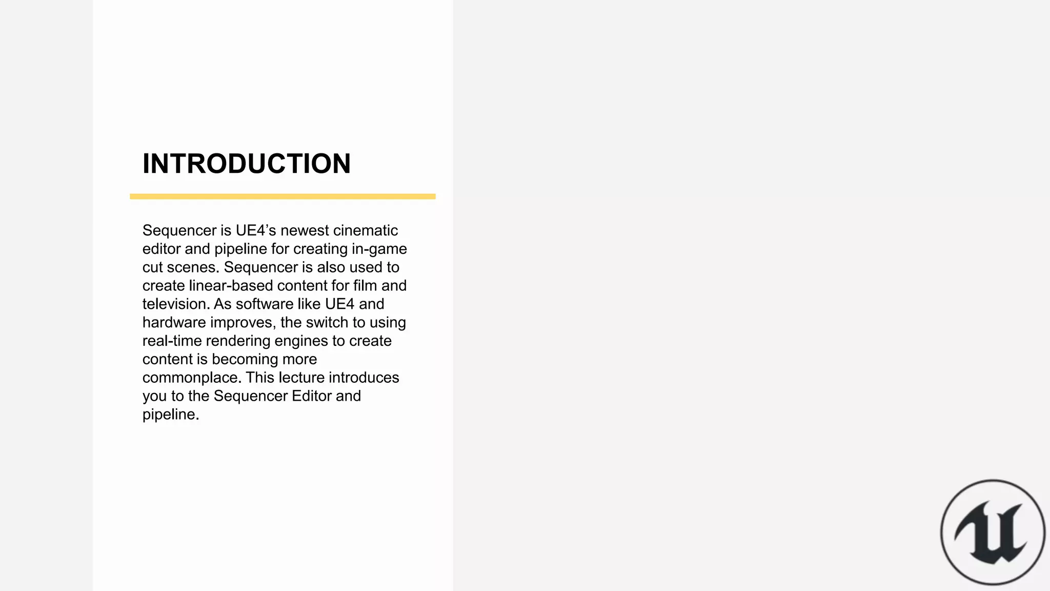 Creating Cinematics with Sequencer | PPTX