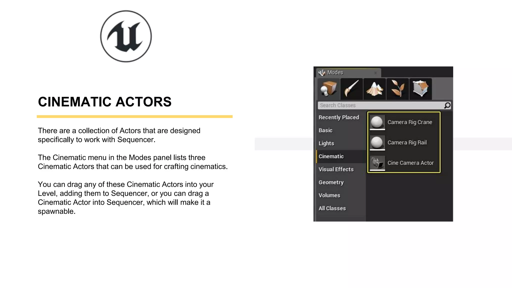 Creating Cinematics with Sequencer | PPT