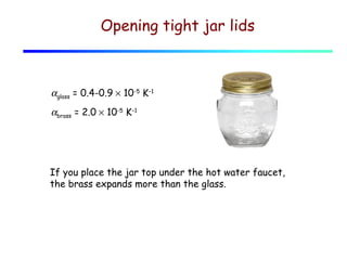 Lecture 10 temperature. thermometers. thermal expansion. | PPT