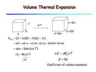 Lecture 10 temperature. thermometers. thermal expansion. | PPT