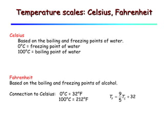 Lecture 10 temperature. thermometers. thermal expansion. | PPT
