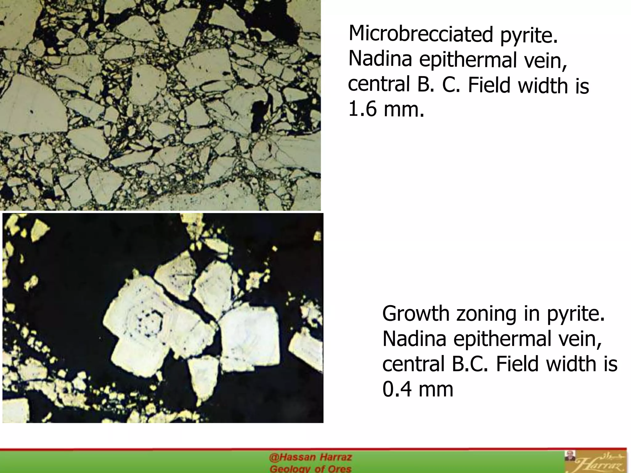 Lecture 10 textures of ore deposits and associated features | PDF