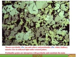 Lecture 10 textures of ore deposits and associated features | PDF