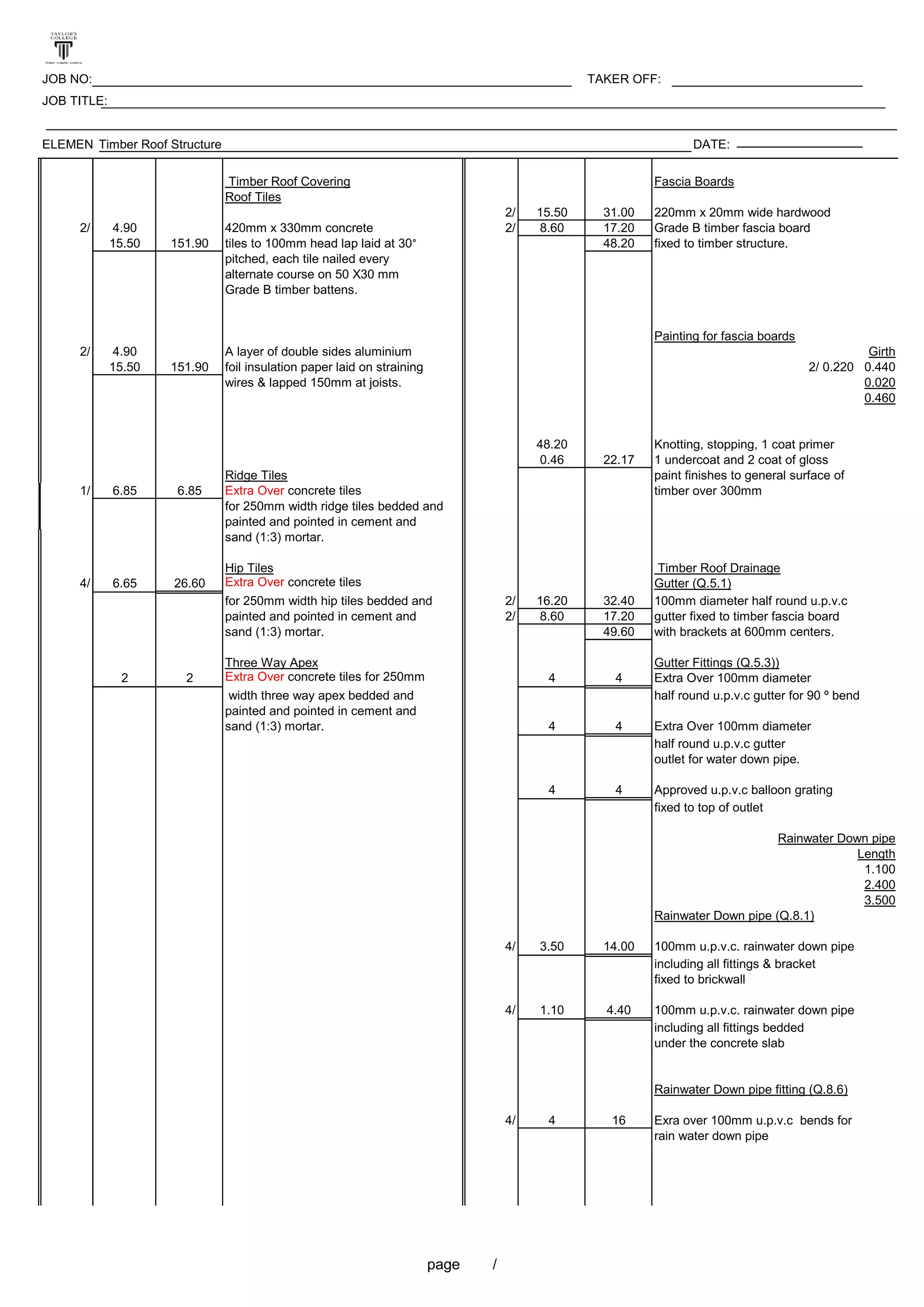 M3 Lecture 10 timber roof structure answer | PDF