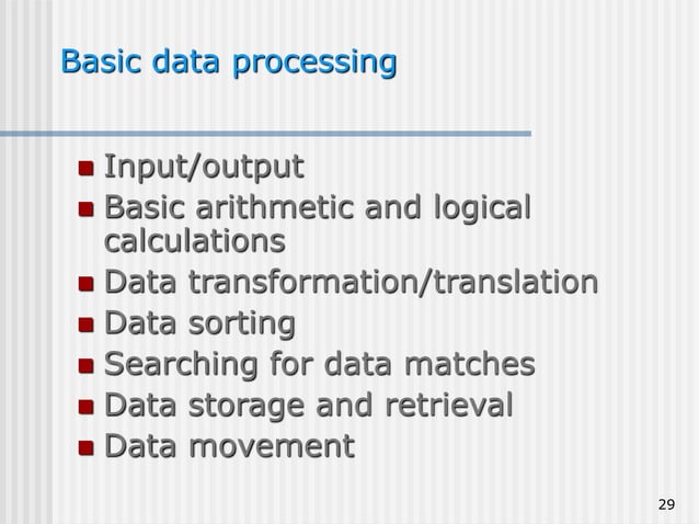 Information Systems and Technology: Basic Concepts | PPT | Computing ...