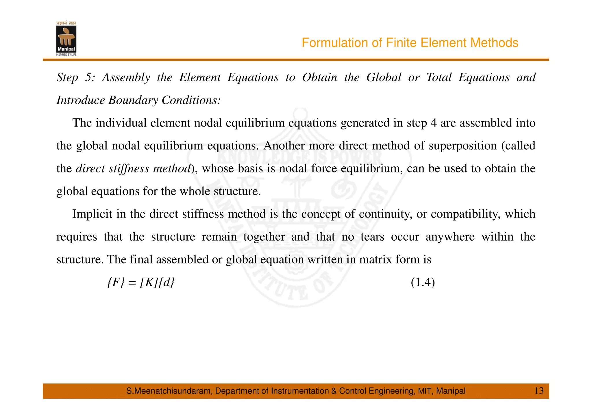 Lecture 10,11 Basics of FEM | PDF