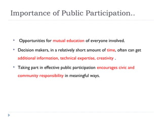 104 Public Participation I | PPT