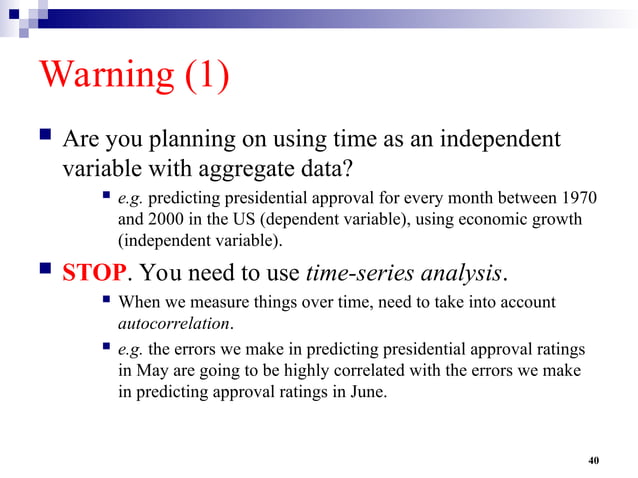 Introduction to linear and logistic regression | PPT