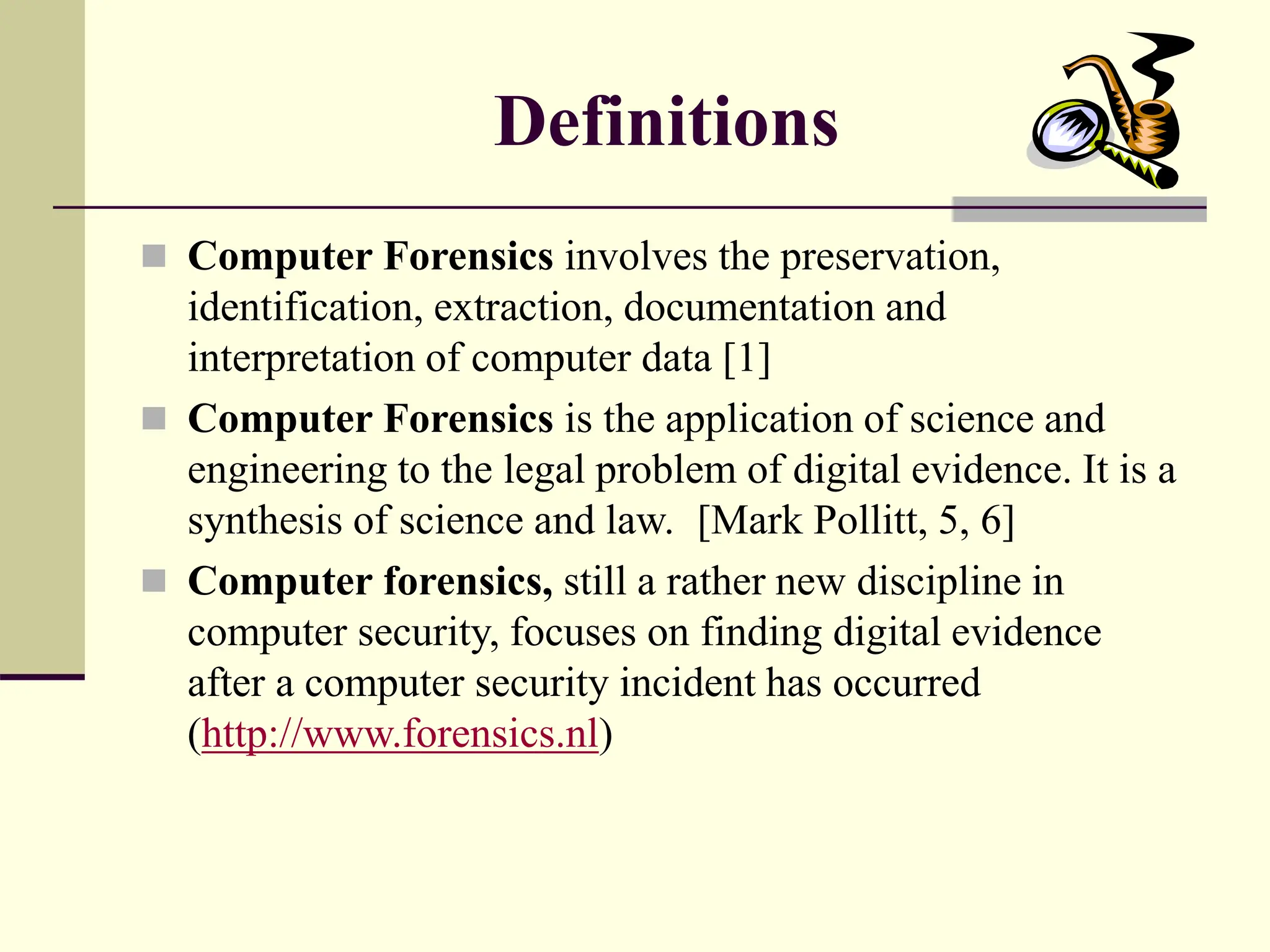 Introduction to Computer Forensics for all streams. | PPT