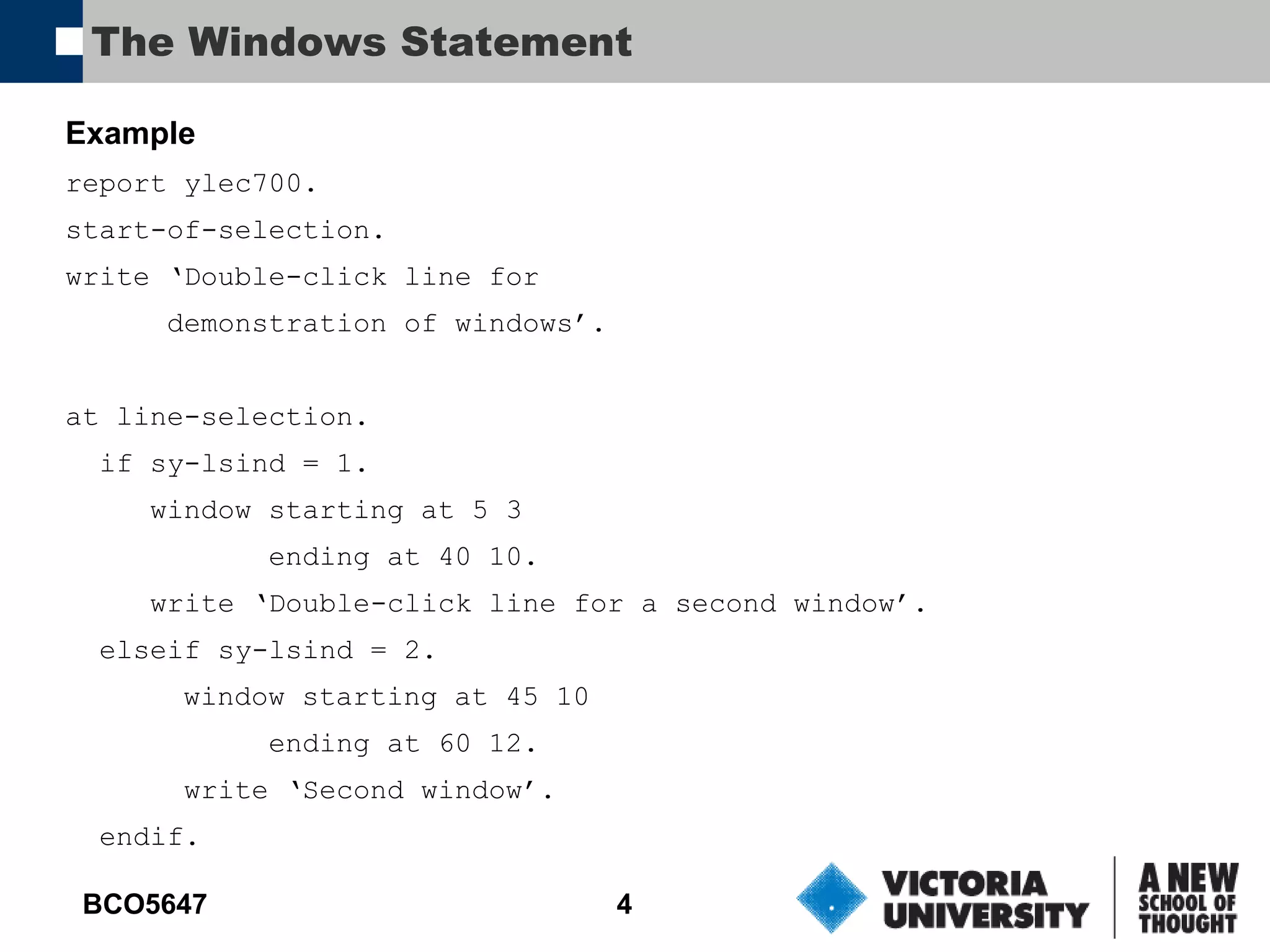 Lecture10 Abap On Line Ppt Operating Systems Computer Software