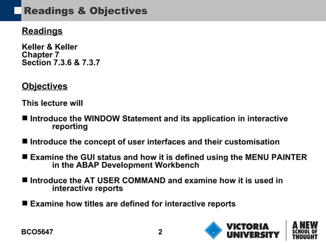 Lecture10 abap on line | PPT | Operating Systems | Computer Software ...
